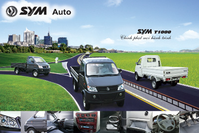 Ôtô hai trong một của SYM - Báo Thái Nguyên điện tử