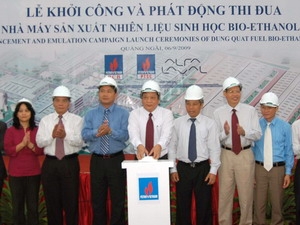 80 triệu USD xây nhà máy bio-ethanol Dung Quất - Báo Thái Nguyên điện tử